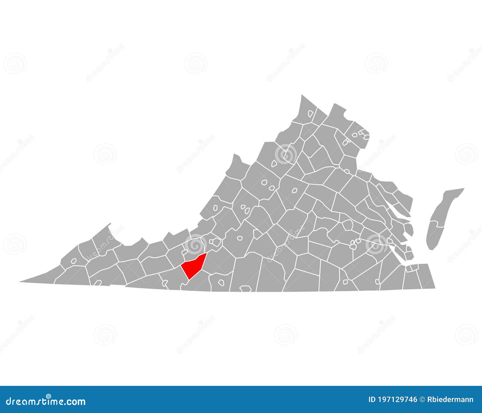 Map of Floyd in Virginia stock vector. Illustration of location - 197129746