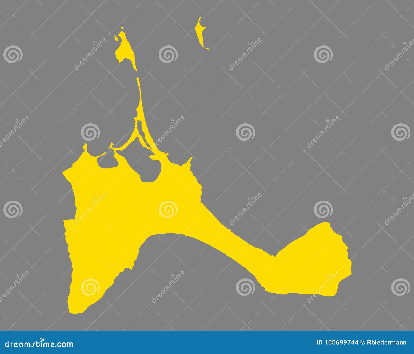 Map of Formentera stock vector. Illustration of formentera - 105699744