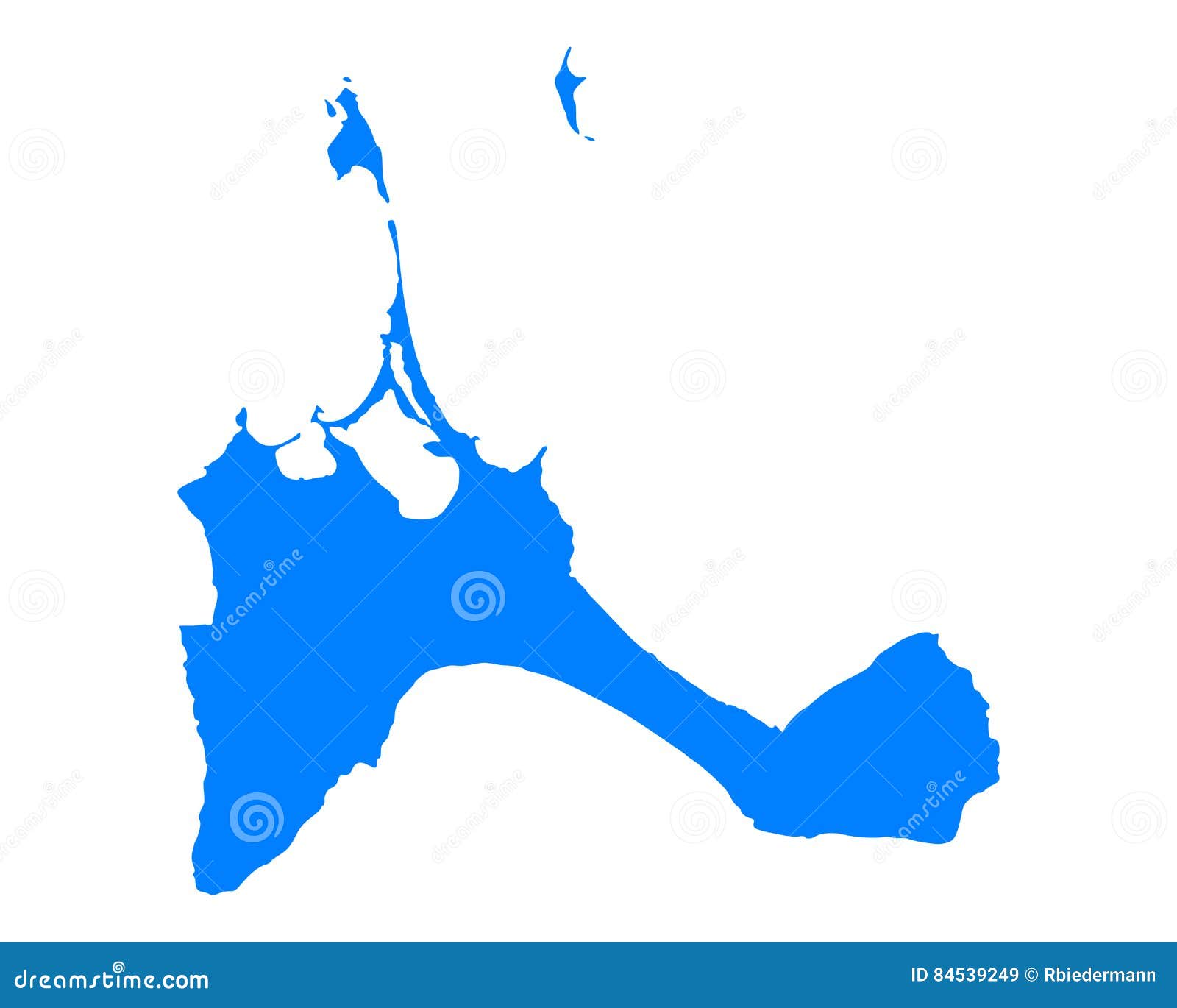 Map of Formentera stock vector. Illustration of isolated - 84539249
