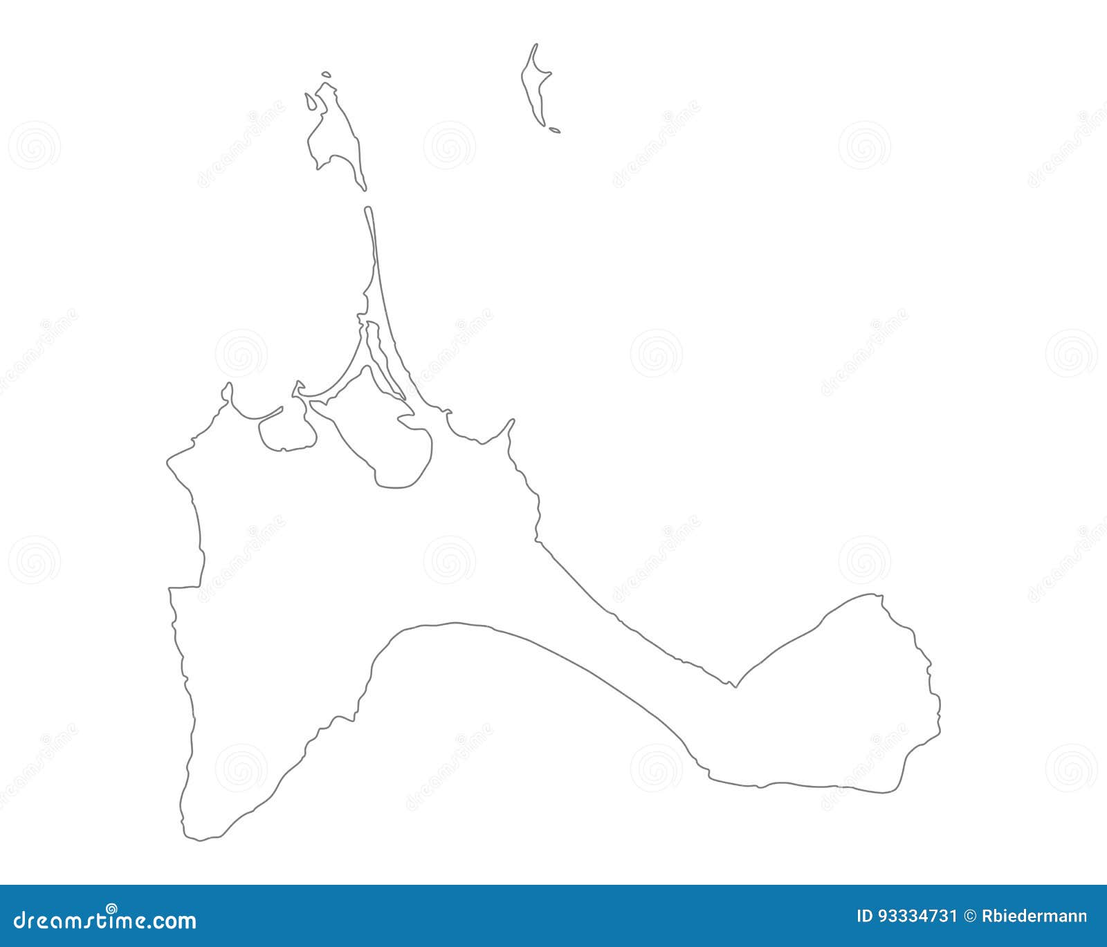 Map of Formentera stock vector. Illustration of formentera - 93334731