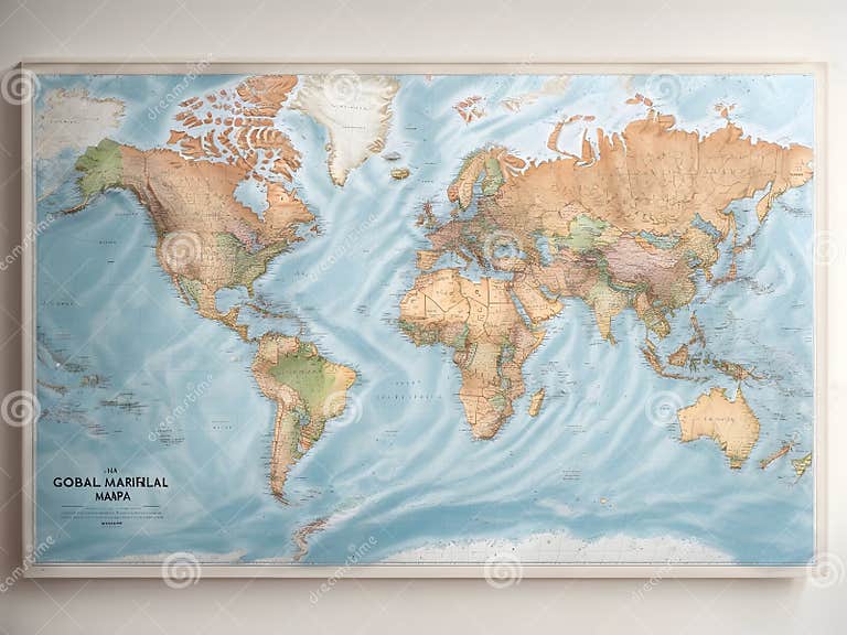 Map the Future: Comprehensive Global Political Vector Illustration ...