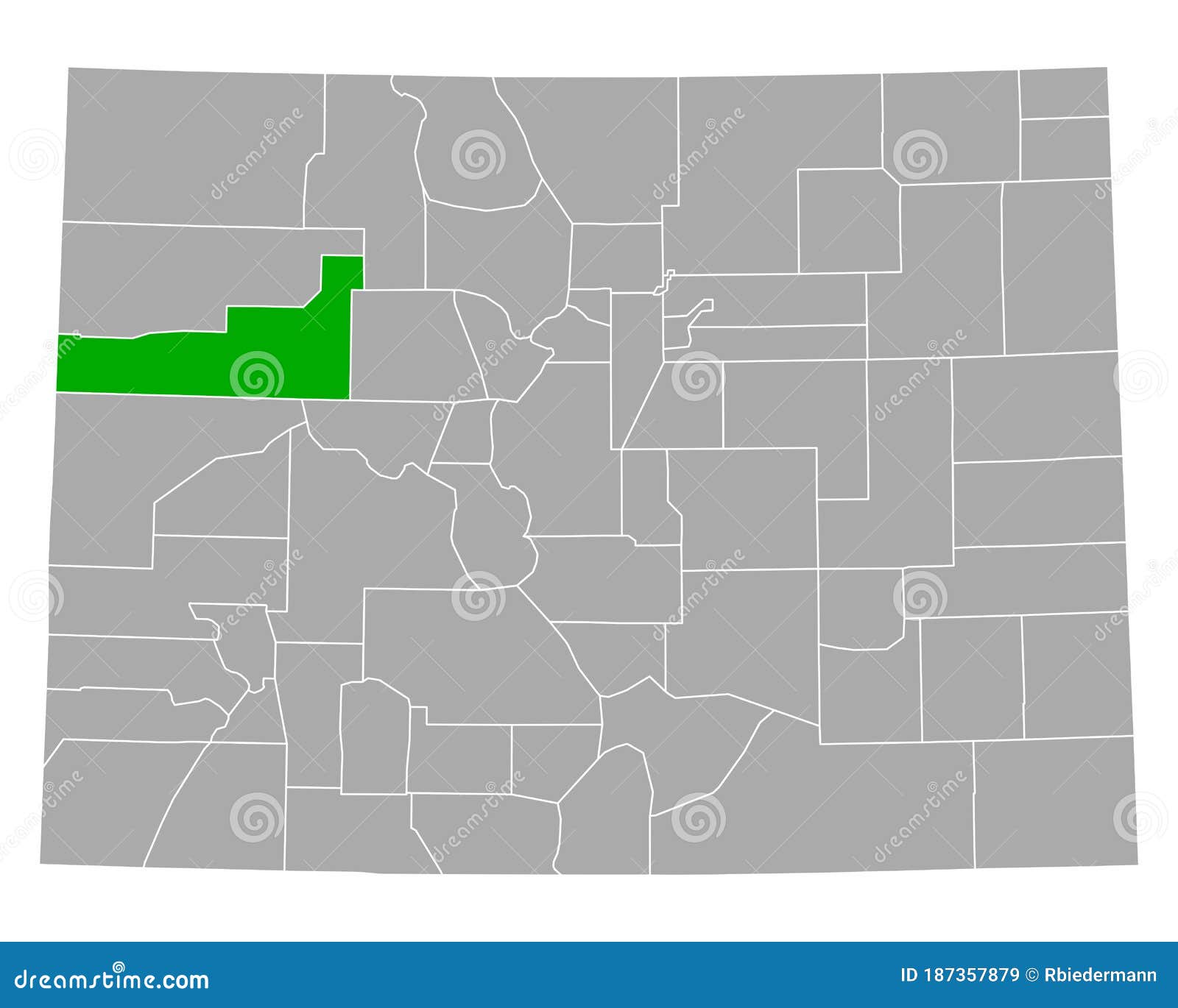 Map of Garfield in Colorado Stock Vector - Illustration of gray ...