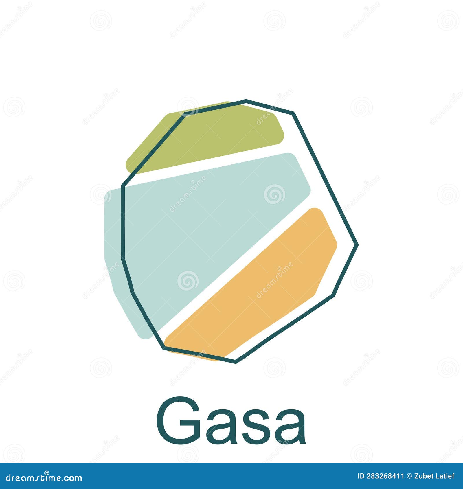 Gasa State And Regions Map Highlighted On Bhutan Map Vector ...