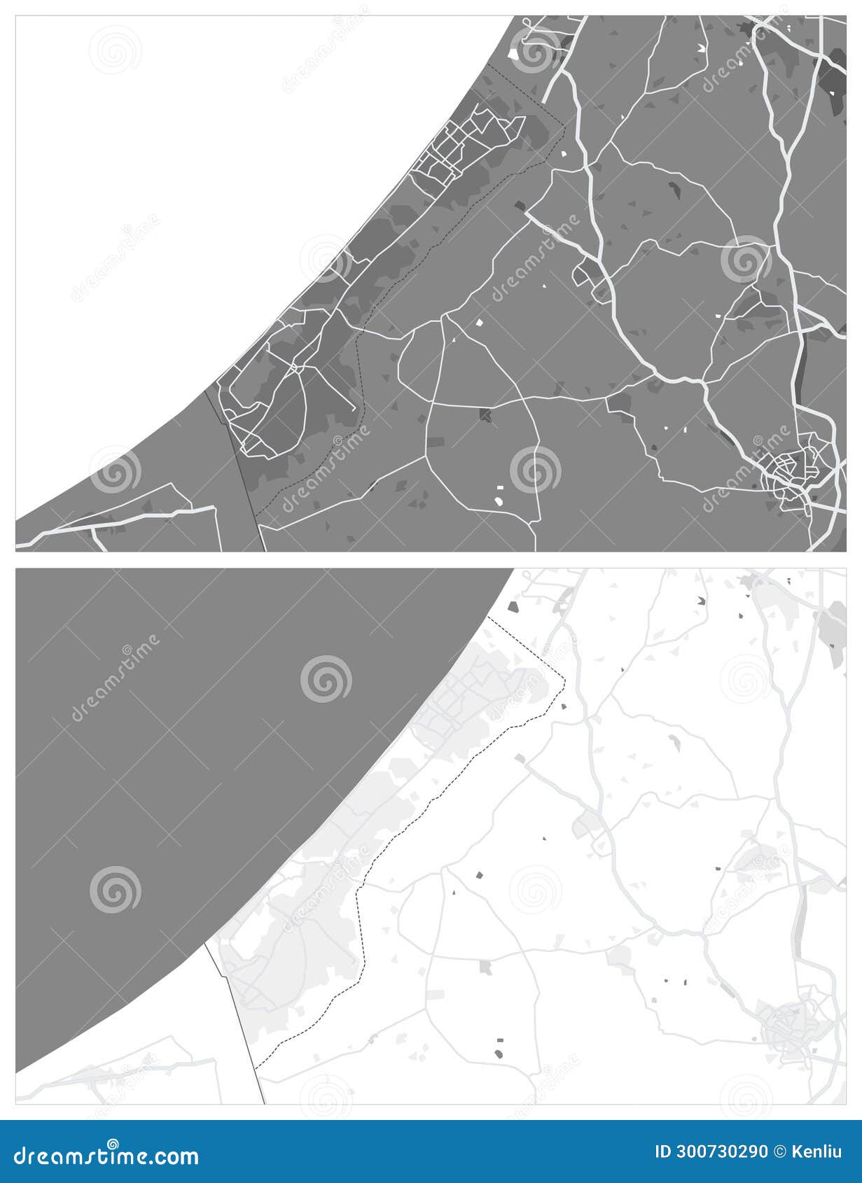 Map of Gaza, Palestine stock illustration. Illustration of muslims ...