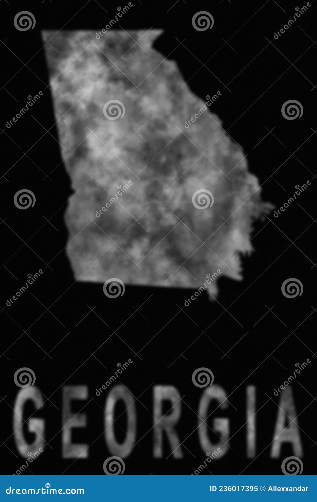 Map of Georgia Made of Smoke, Air Pollution Stock Image - Image of ...