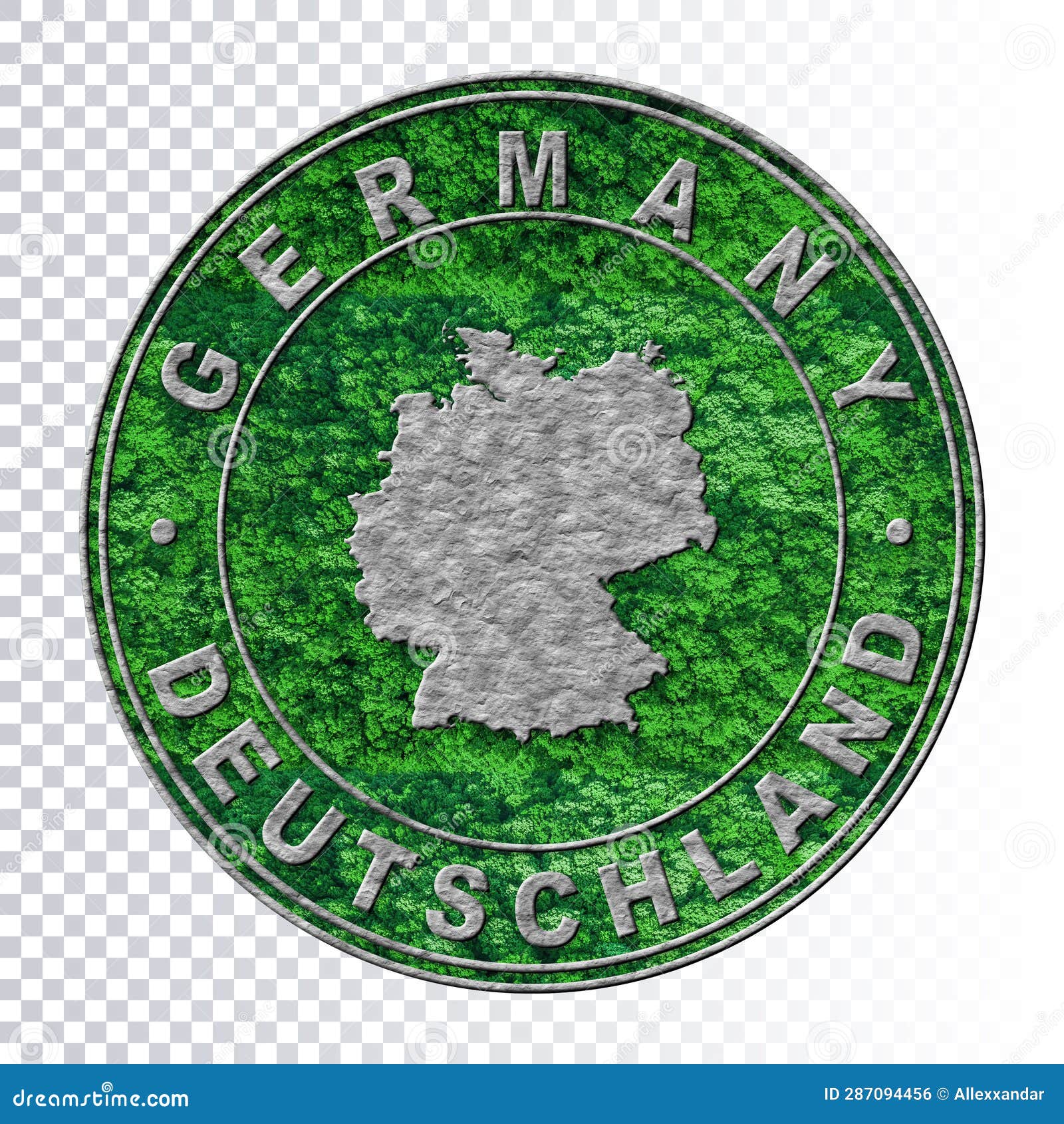 Map of Germany, Environment Concept, Co2 Emission Concept Stock ...