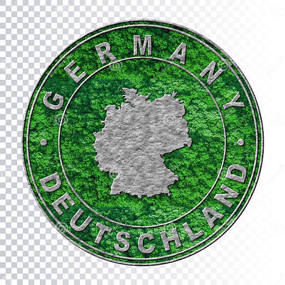 Map of Germany, Environment Concept, Co2 Emission Concept Stock ...