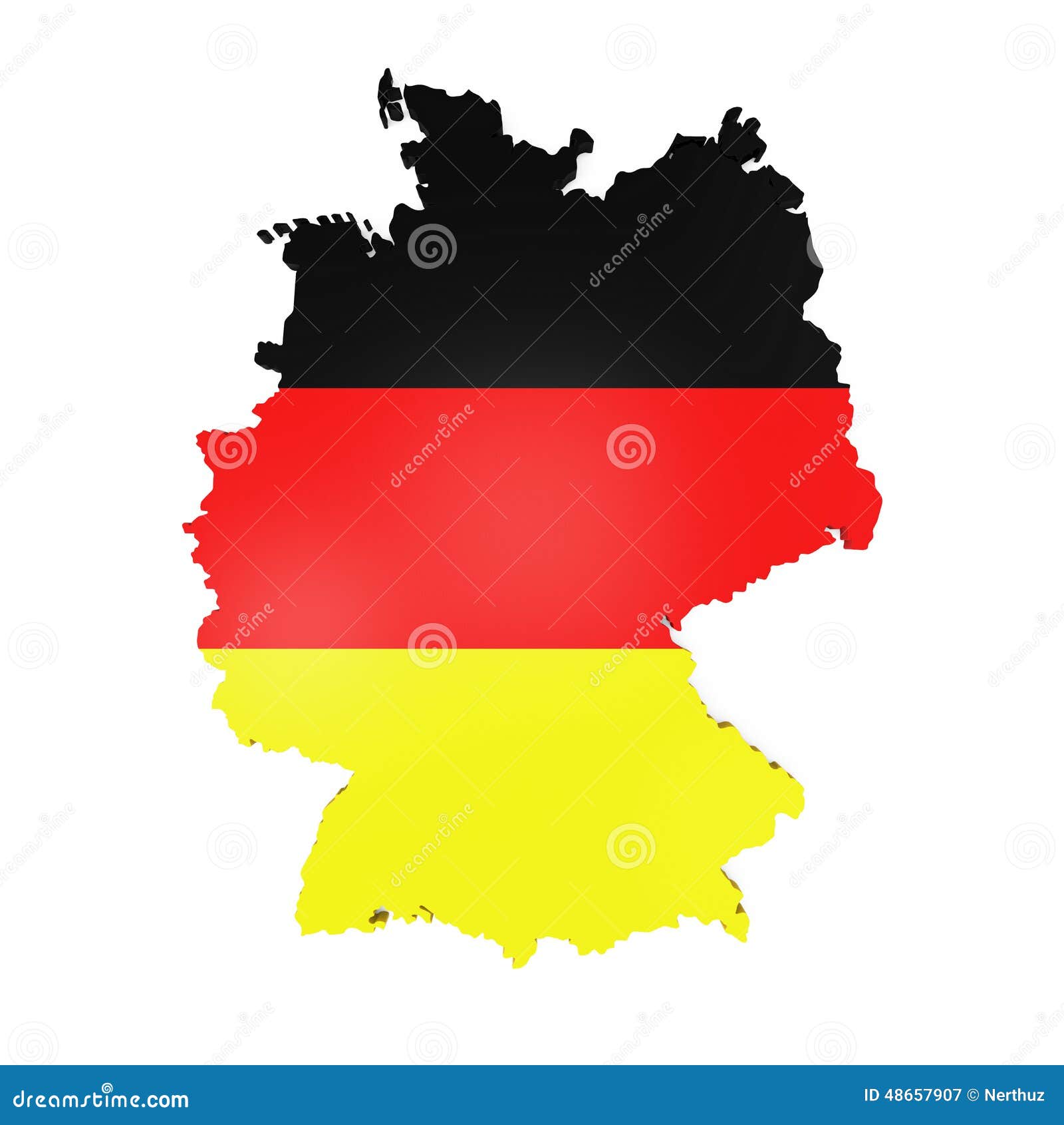 Map of Germany stock illustration. Illustration of stuttgart - 48657907