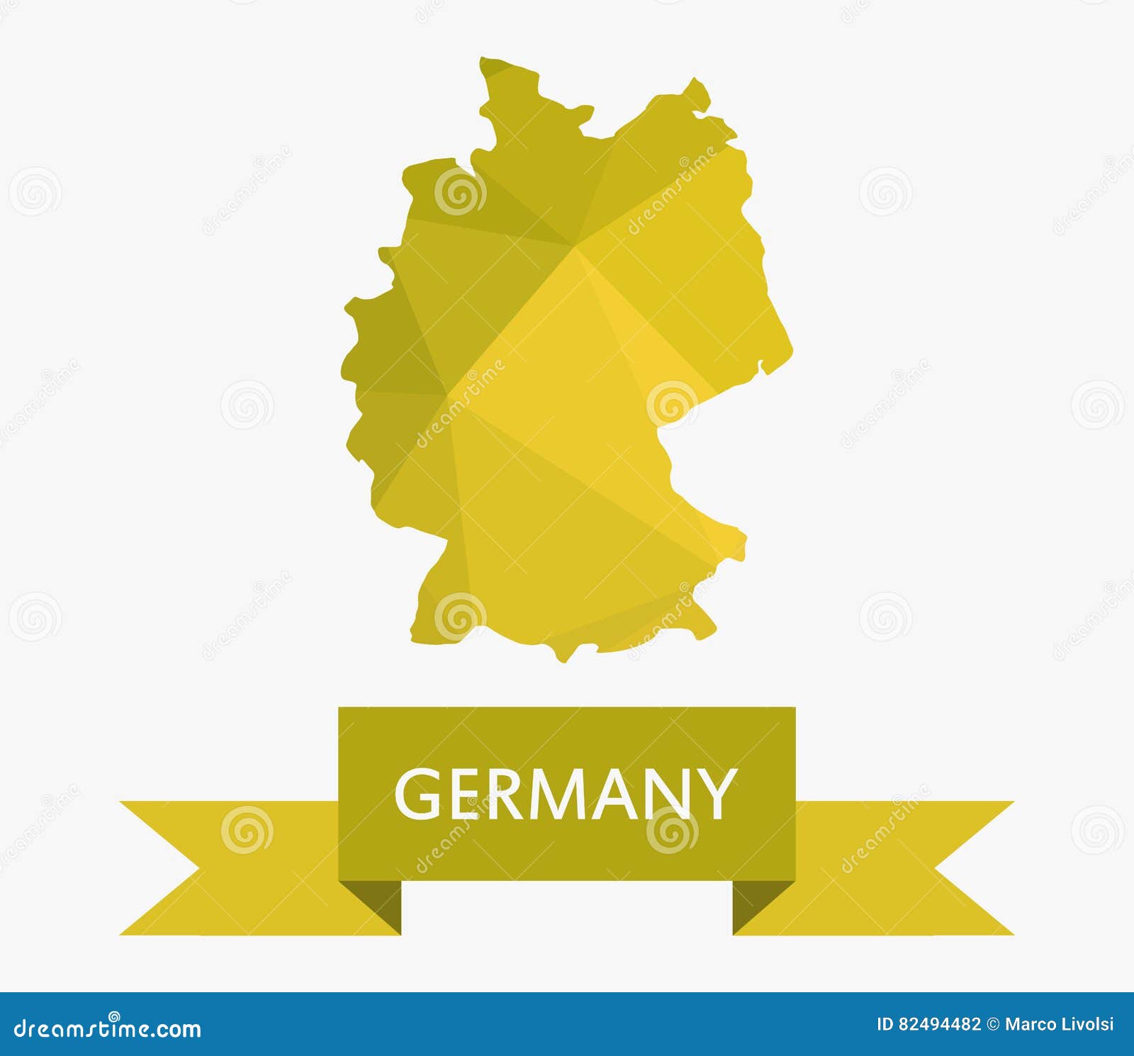 Map of germany stock illustration. Illustration of contour - 82494482