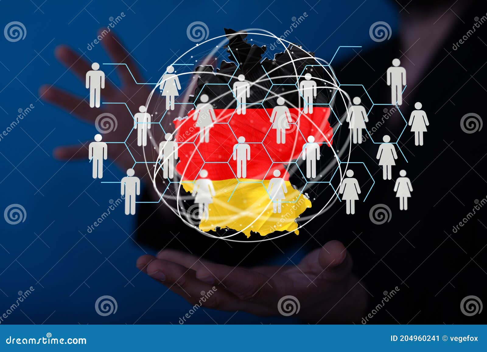 Map of Germany. Wire Frame 3D Mesh Stock Image - Image of berlin ...