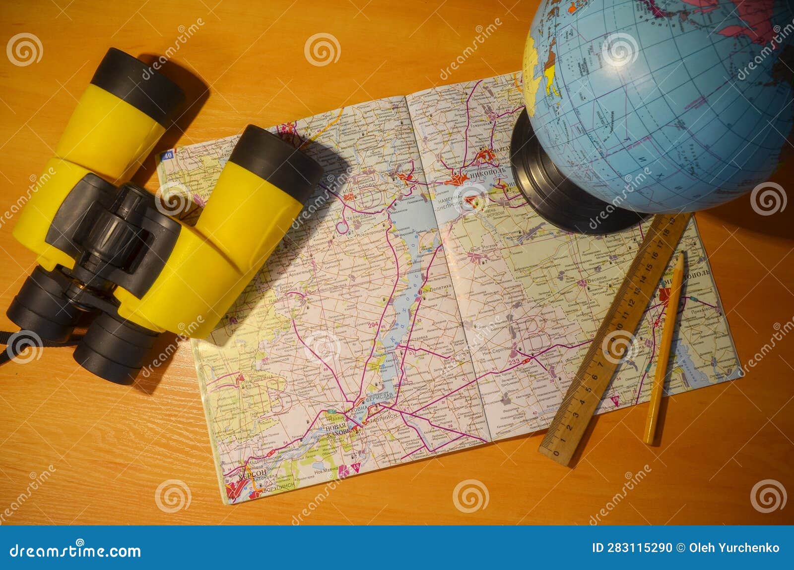 Preparation for the trip stock photo. Image of drawing - 283115290