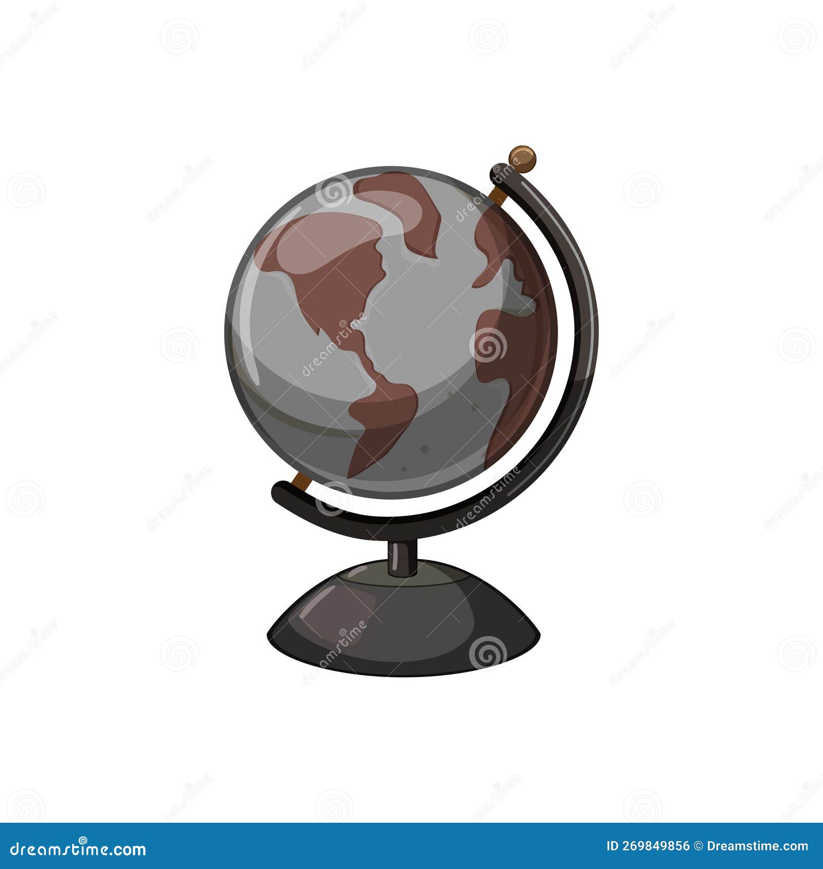 Map Globe Cartoon Vector Illustration Stock Vector - Illustration of ...