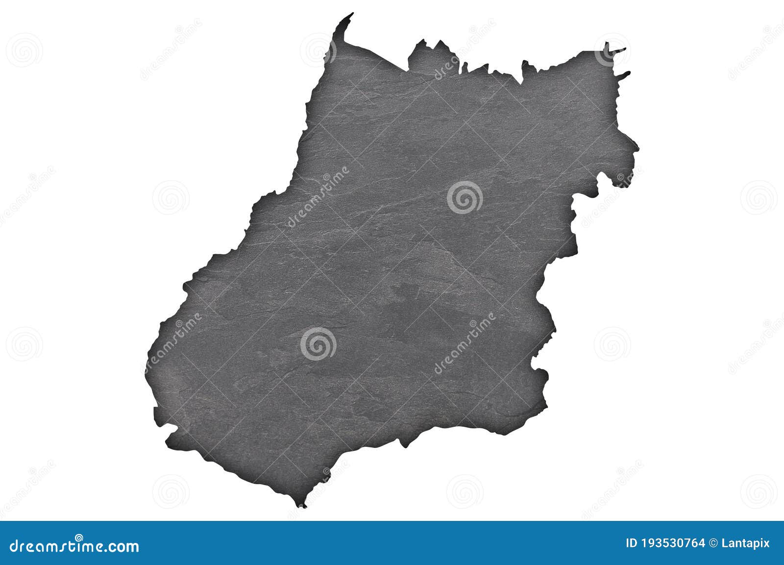 Map of Goias on dark slate stock illustration. Illustration of outline ...