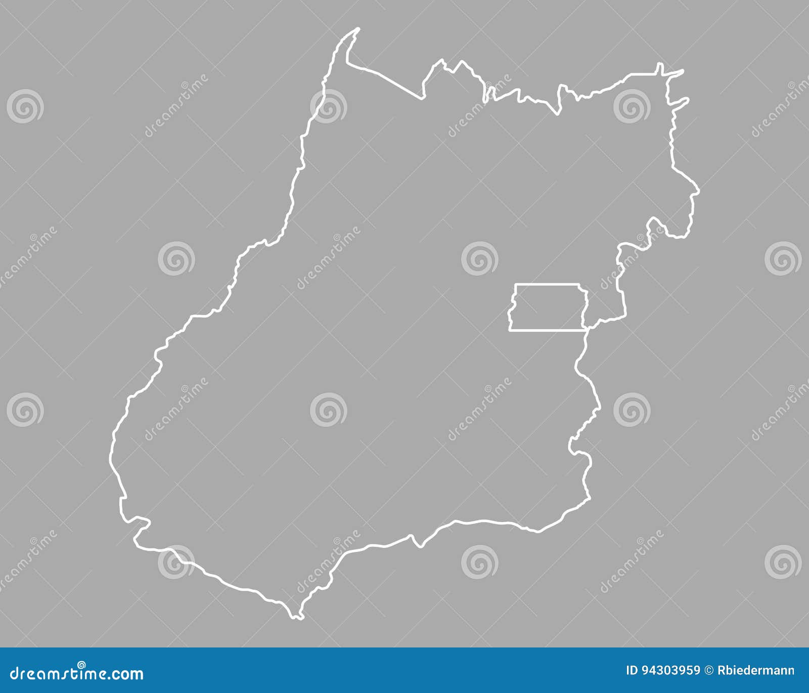 Map of Goias stock vector. Illustration of isolated, geography - 94303959