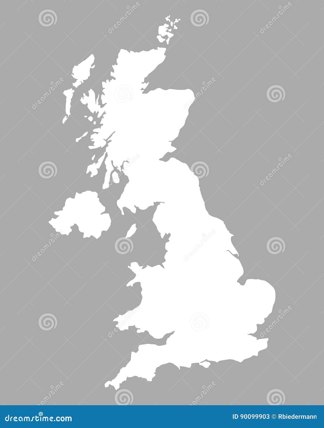 Map of Great Britain stock vector. Illustration of united - 90099903