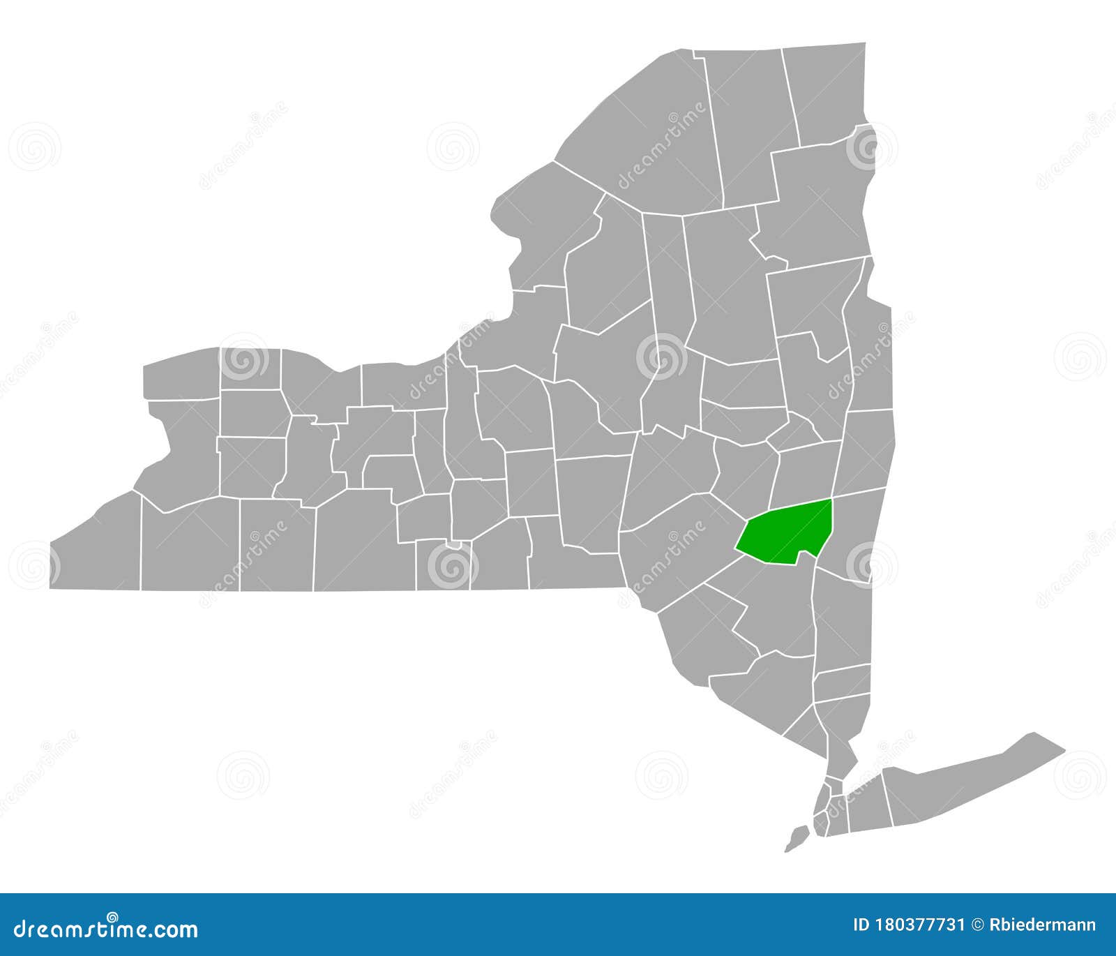 Map of Greene in New York stock vector. Illustration of travel - 180377731