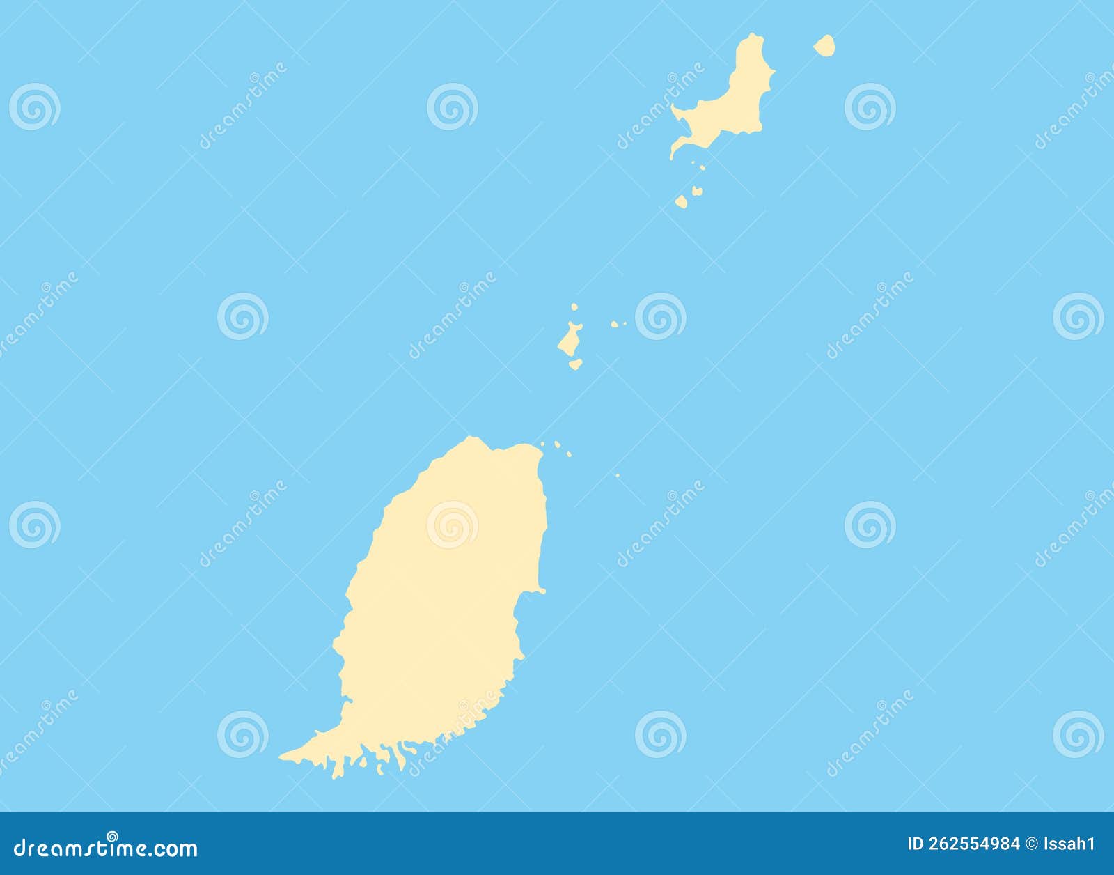 Grenada Vector Country Map Silhouette | CartoonDealer.com #245264032