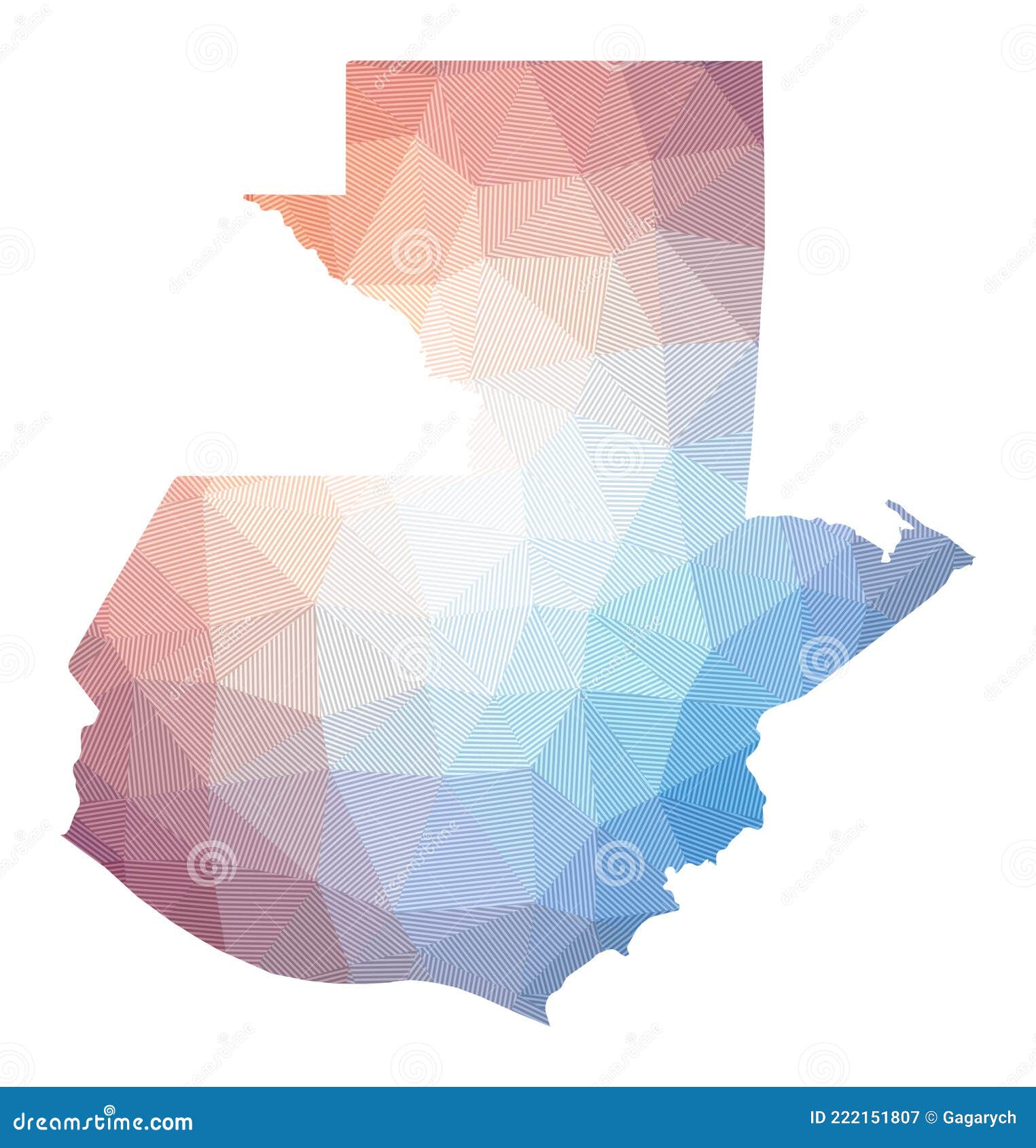 Map of Guatemala. stock vector. Illustration of infographic - 222151807