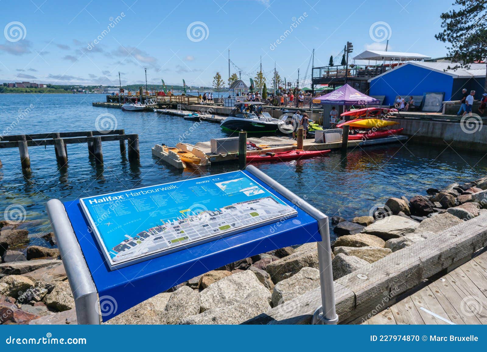 Map of Halifax Harbourfront, Canada Editorial Image - Image of city ...