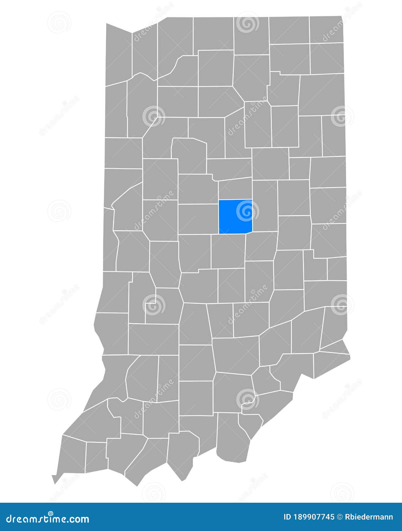 Map of Hamilton in Indiana stock vector. Illustration of hamilton ...