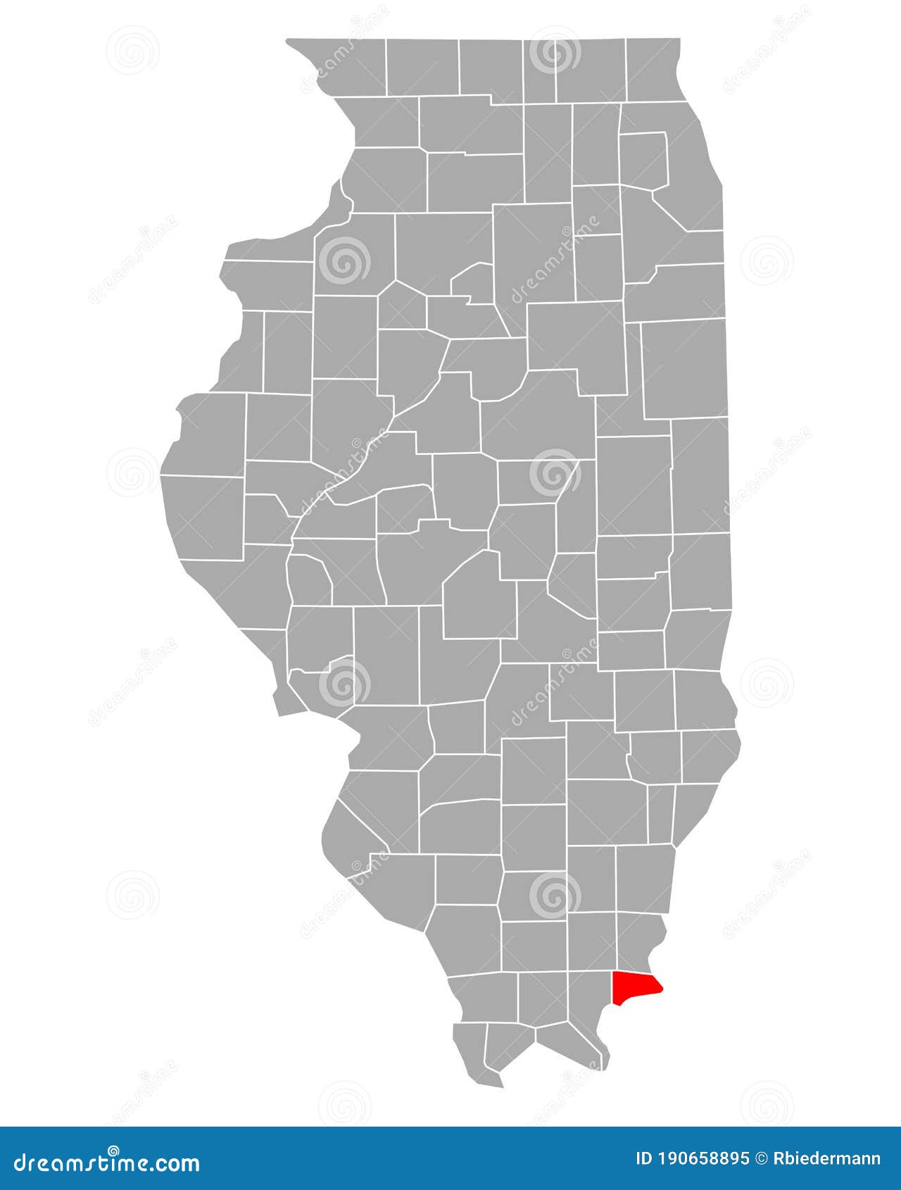 Map of Hardin in Illinois stock illustration. Illustration of travel ...