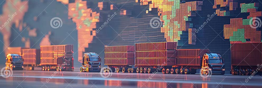 A Map Highlighting Key Routes and Hubs for Efficient Logistics ...