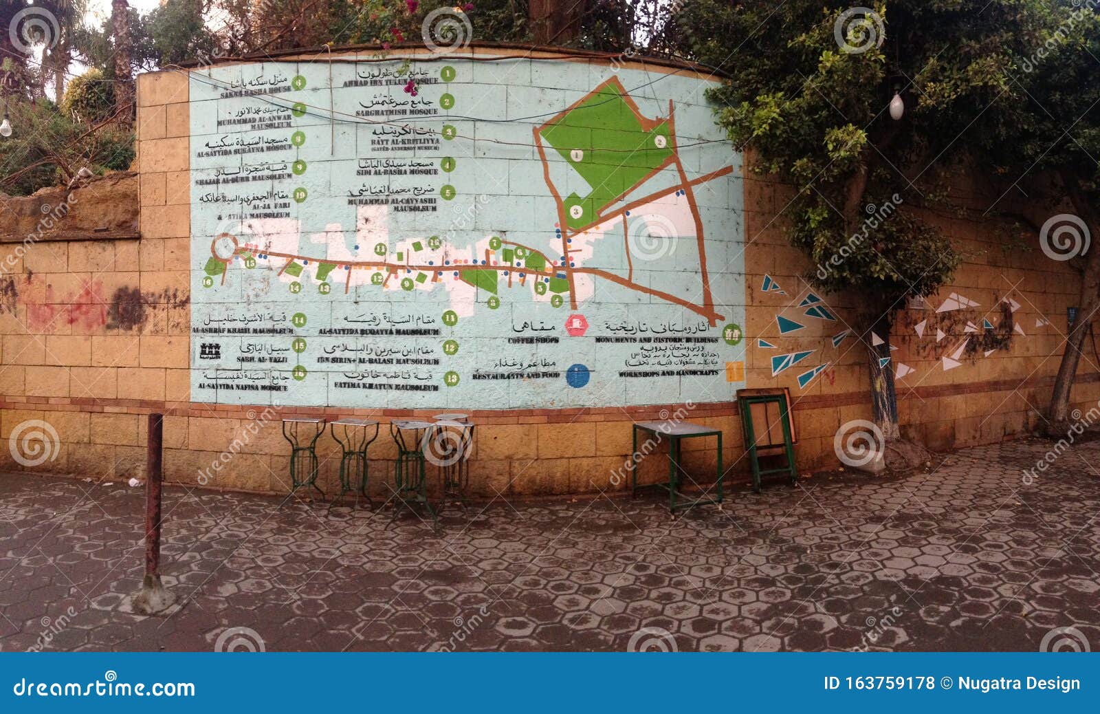 Map of Historic Area in between Sayeda Nafeesa and Sayeda Zaenab, Cairo ...