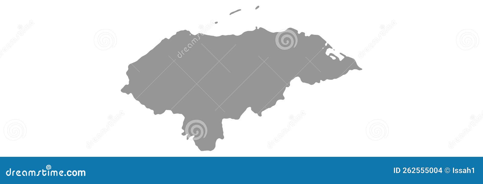 Honduras Map Vector Icon Isolated On Transparent Background, Lin ...