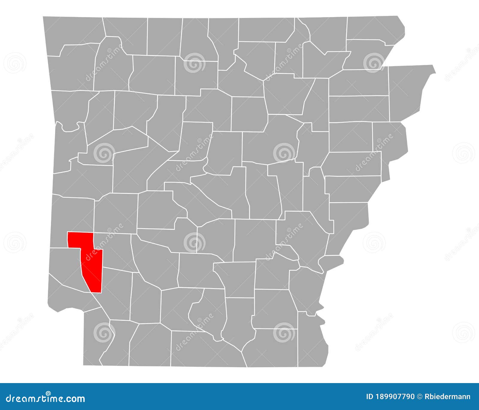Arkansas, Howard County Map Cartoon Vector | CartoonDealer.com #96267595