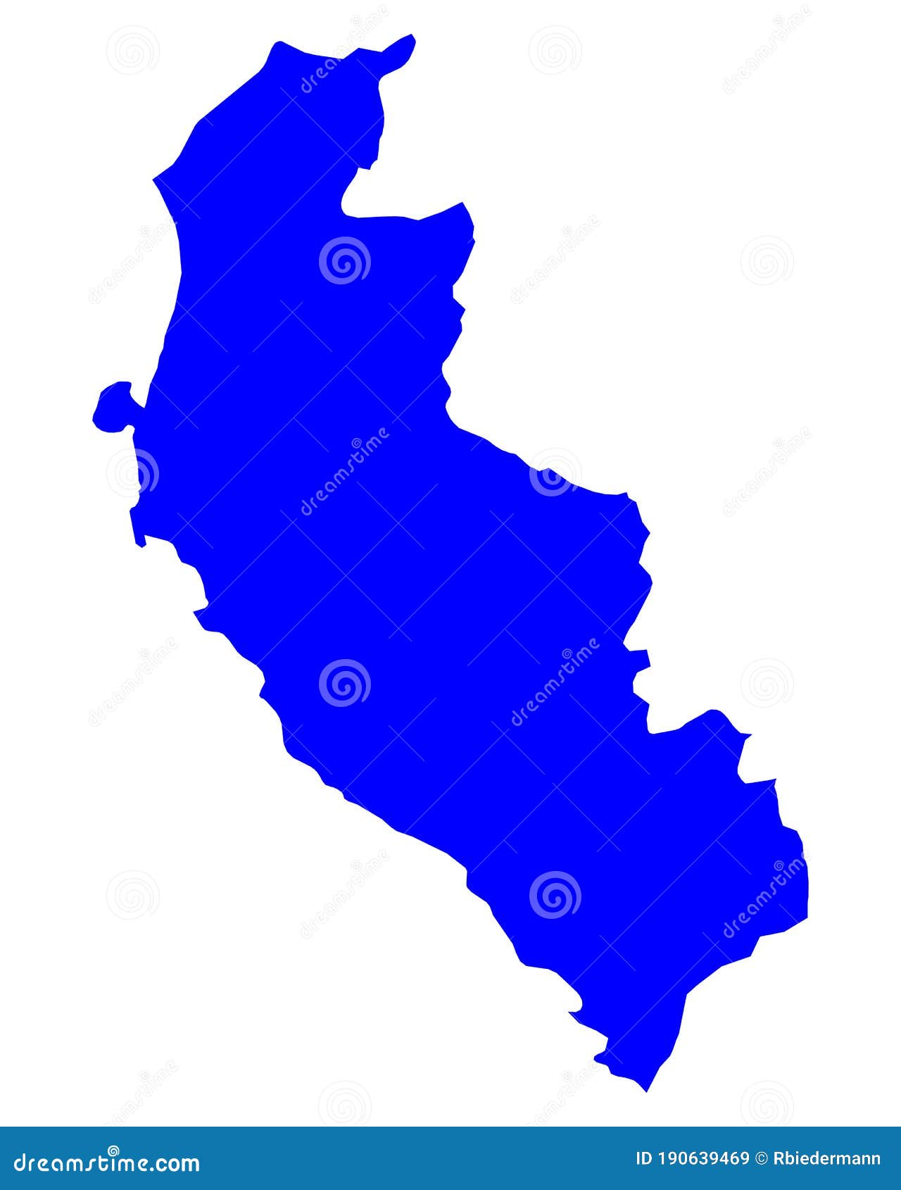 Map of Ica stock vector. Illustration of travel, vector - 190639469