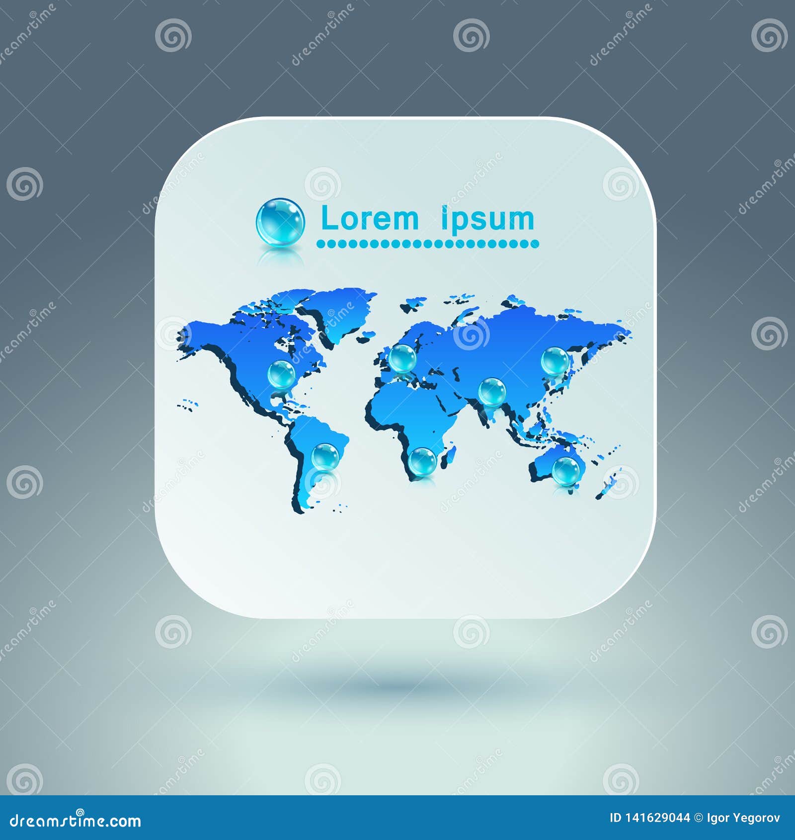 Map Icon for Application on Grey Background Stock Vector - Illustration ...