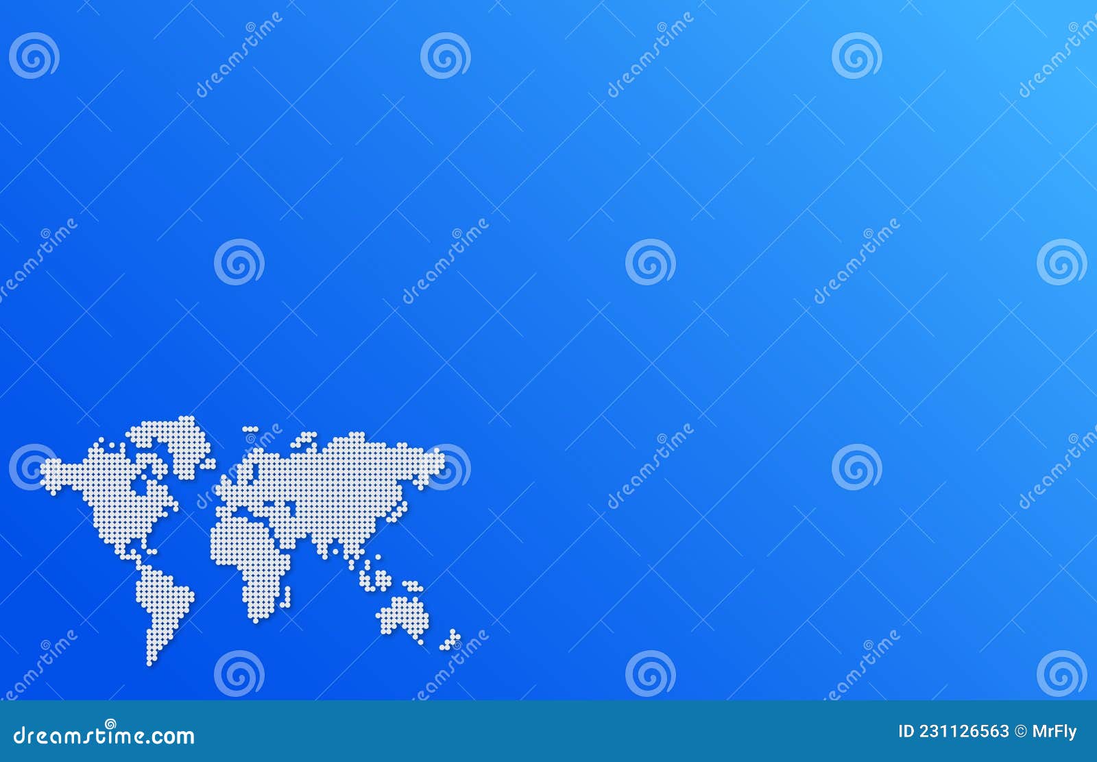 Map Icon on Blue Background, Presentation Background, Vector ...
