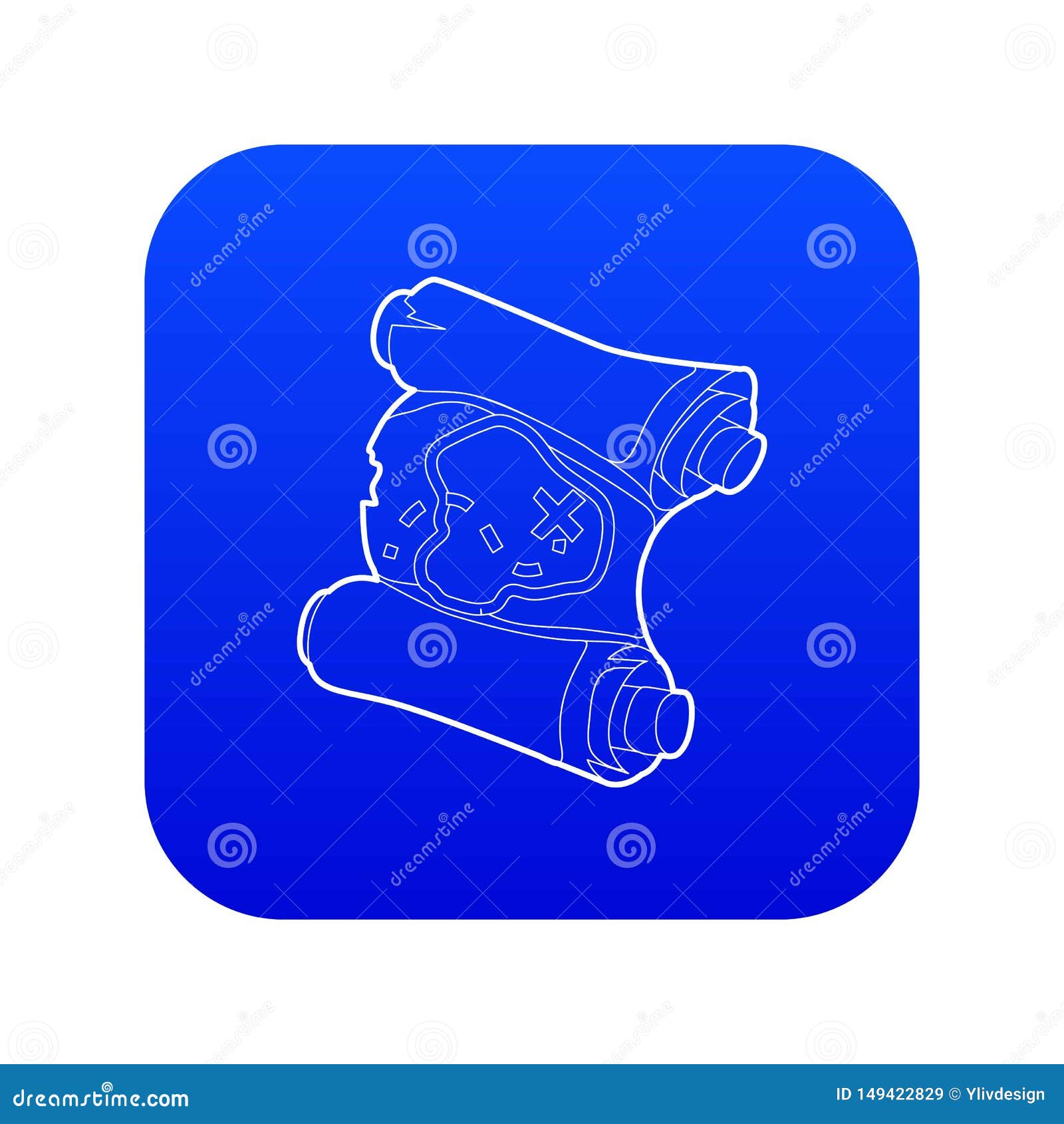Map icon blue vector stock vector. Illustration of adventure - 149422829