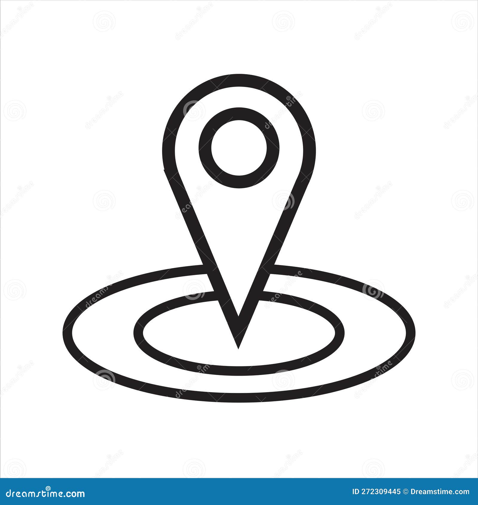 Map Icon Location Symbol stock vector. Illustration of text - 272309445