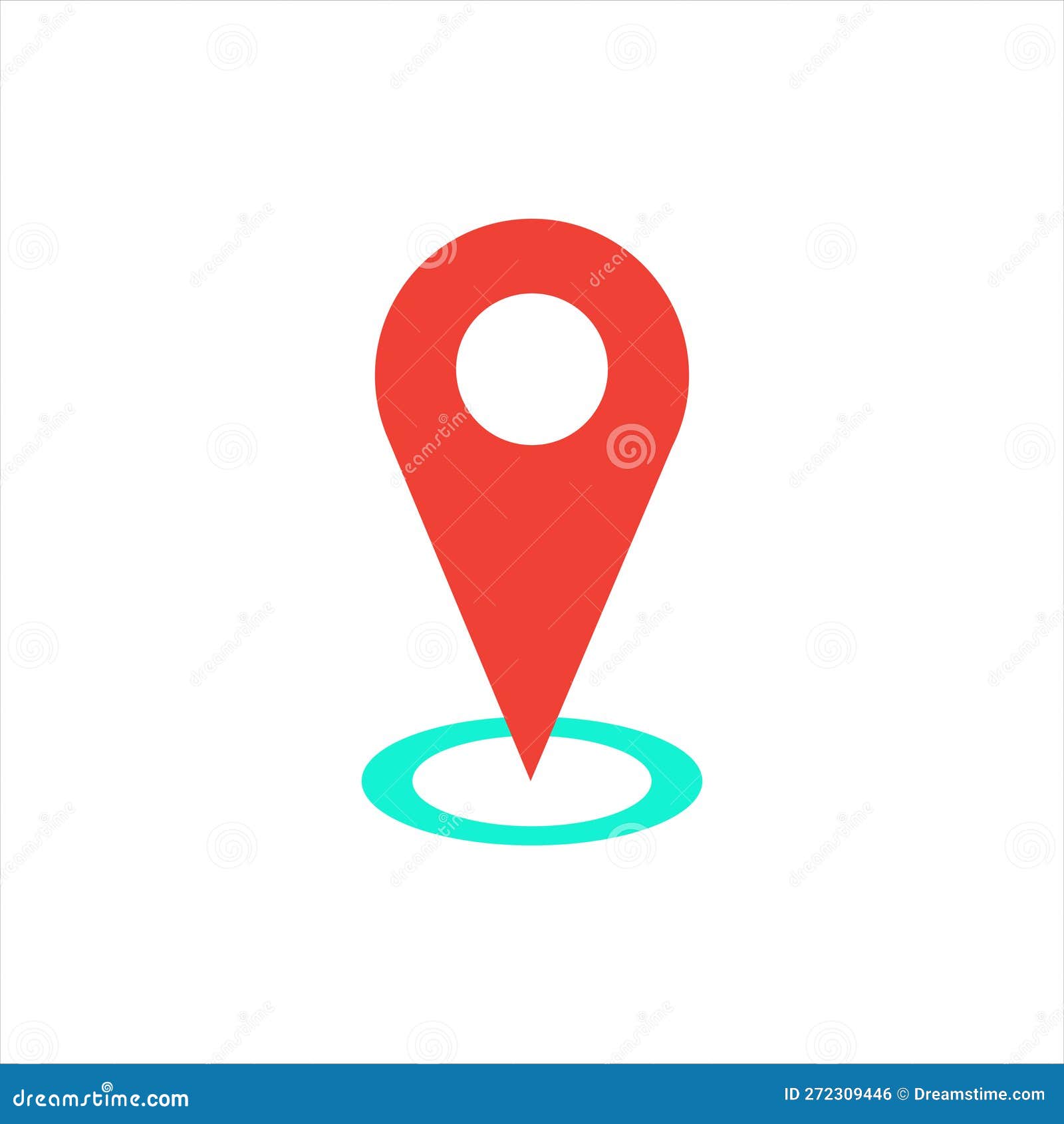 Map Icon Location Symbol stock vector. Illustration of point - 272309446