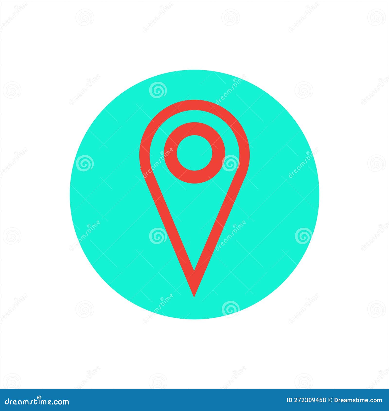 Map Icon Location Symbol stock vector. Illustration of road - 272309458