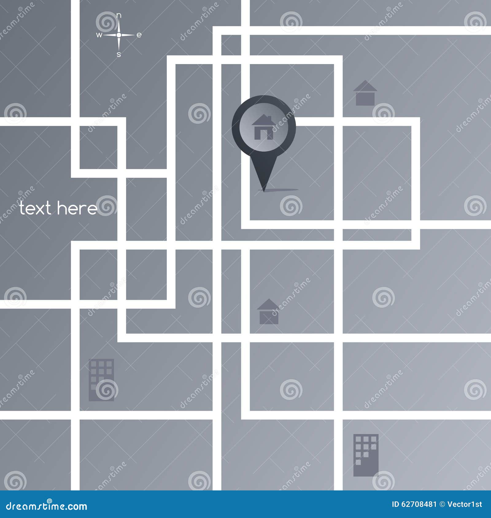 Map icon locator stock vector. Illustration of shadow - 62708481