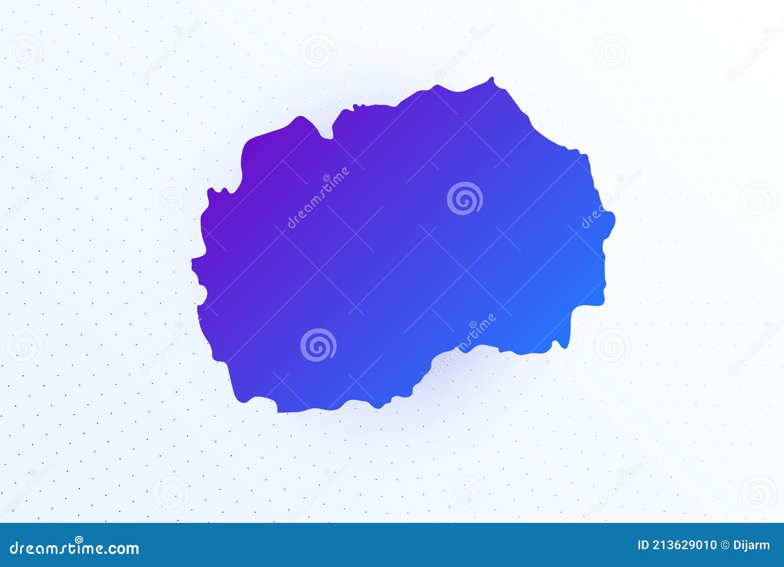 Map Icon of Macedonia. Colorful Gradient Map on Light Background ...