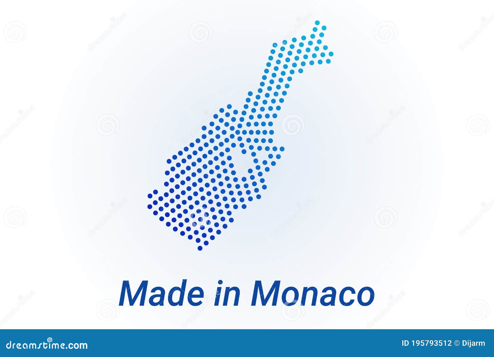 Map Icon of Monaco. Vector Logo Illustration with Text Made in Monaco ...