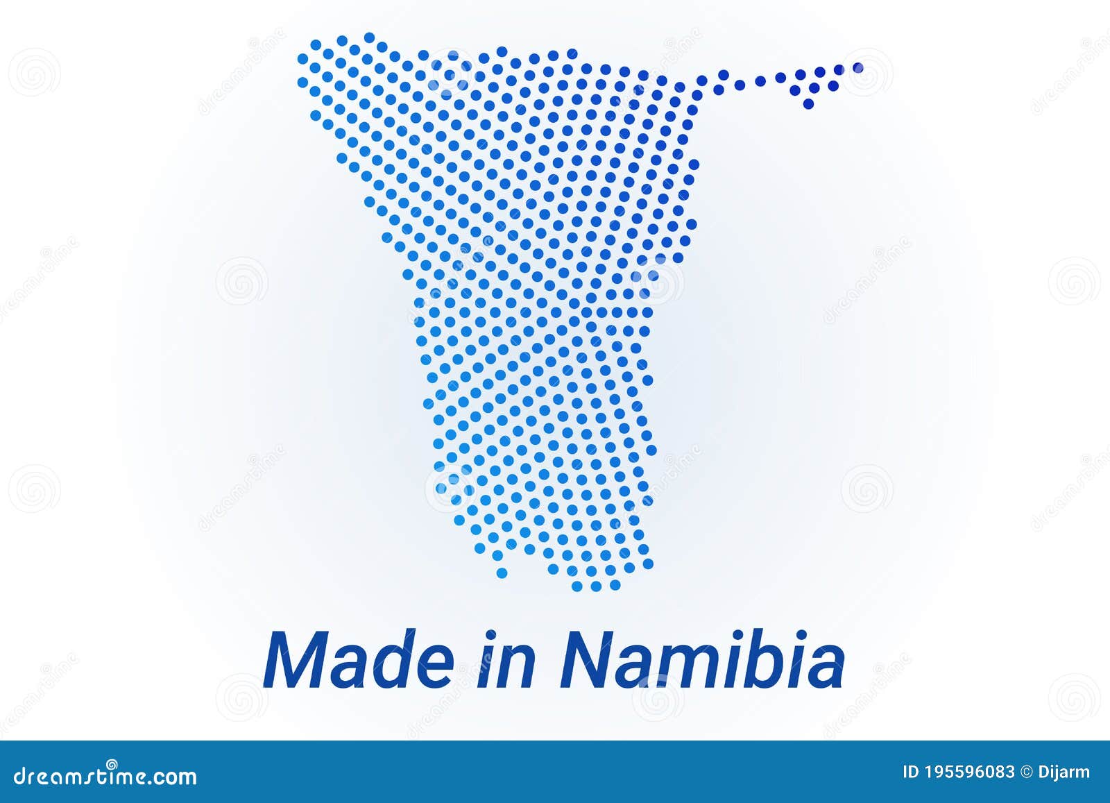 Map Icon of Namibia. Vector Logo Illustration with Text Made in Namibia ...