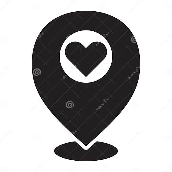 Map Love stock vector. Illustration of love, journey - 100160113