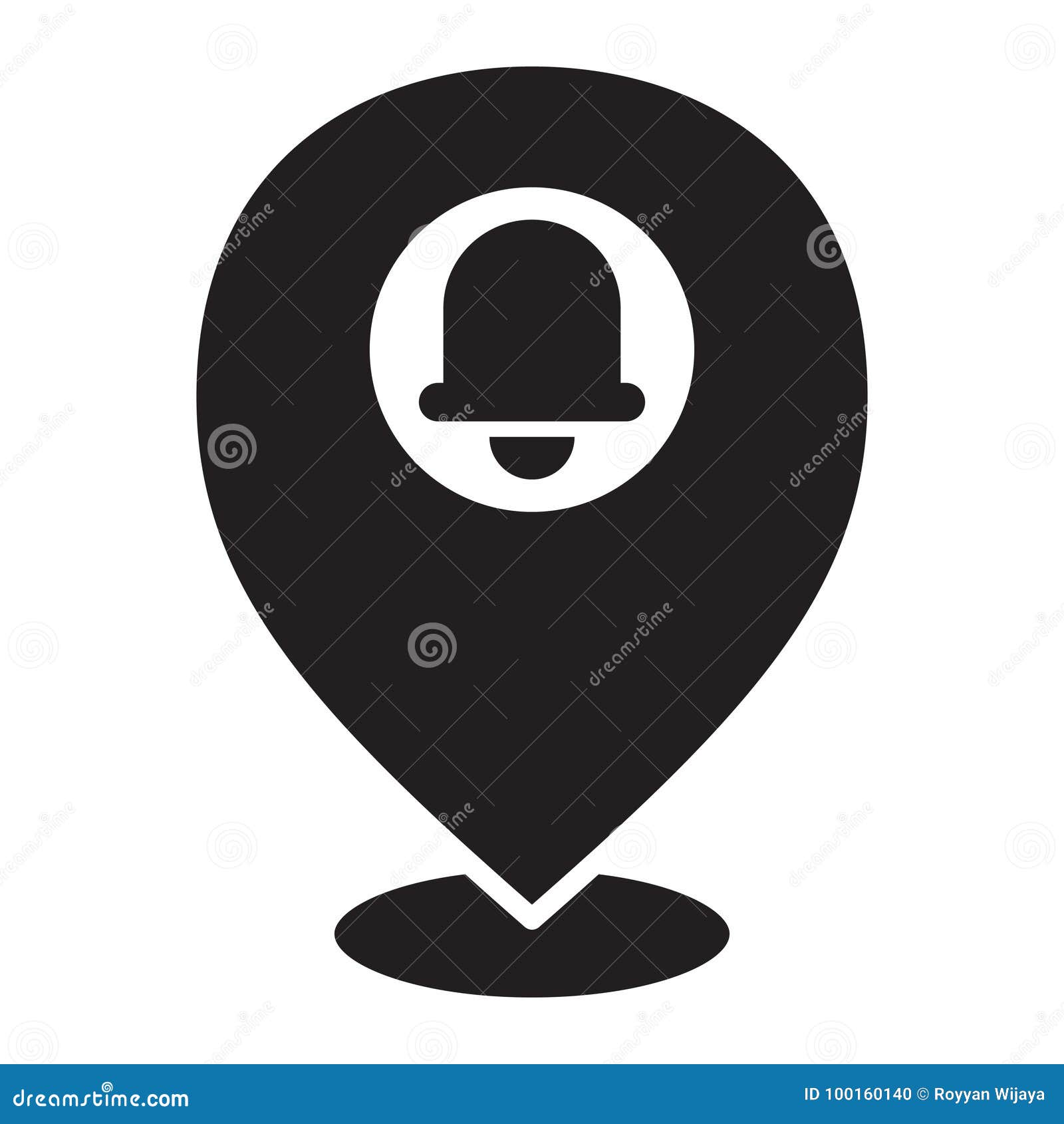 Map Notification stock vector. Illustration of company - 100160140