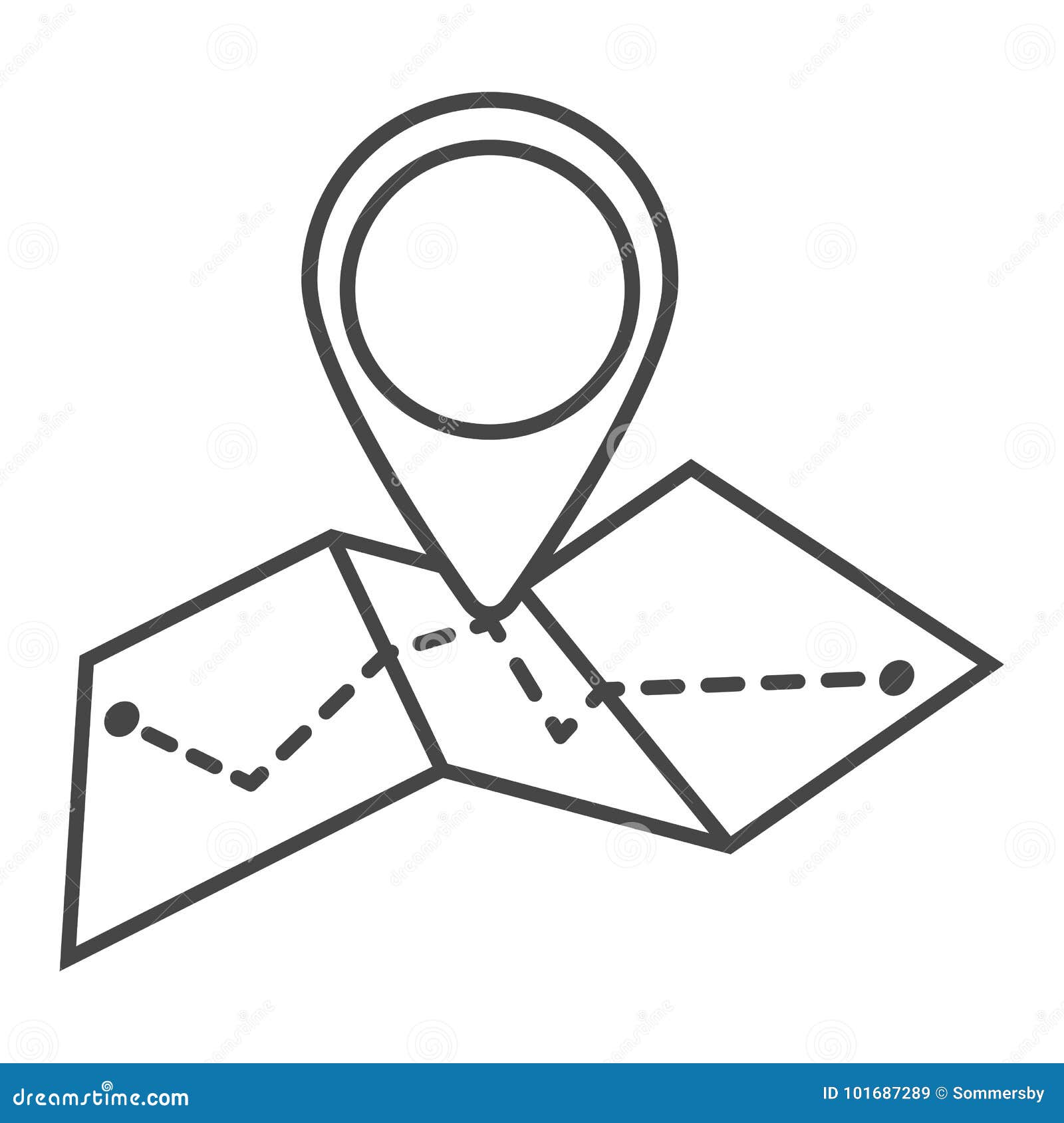 Map Icon in Trendy Flat Style Isolated on White Background. Symb Stock ... Map Icon in Trendy Flat Style Isolated on White Background. Symb Stock ...