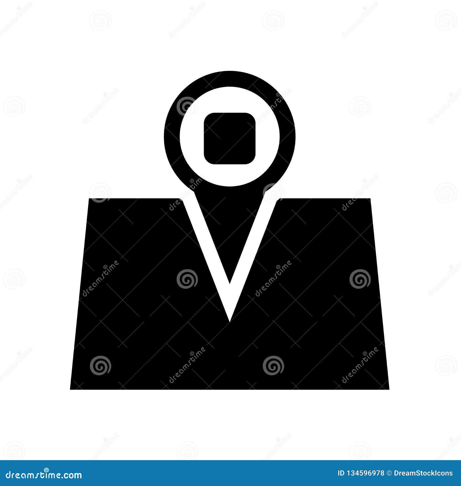 Map Icon Vector Isolated on White Background, Map Sign , Navigation ...