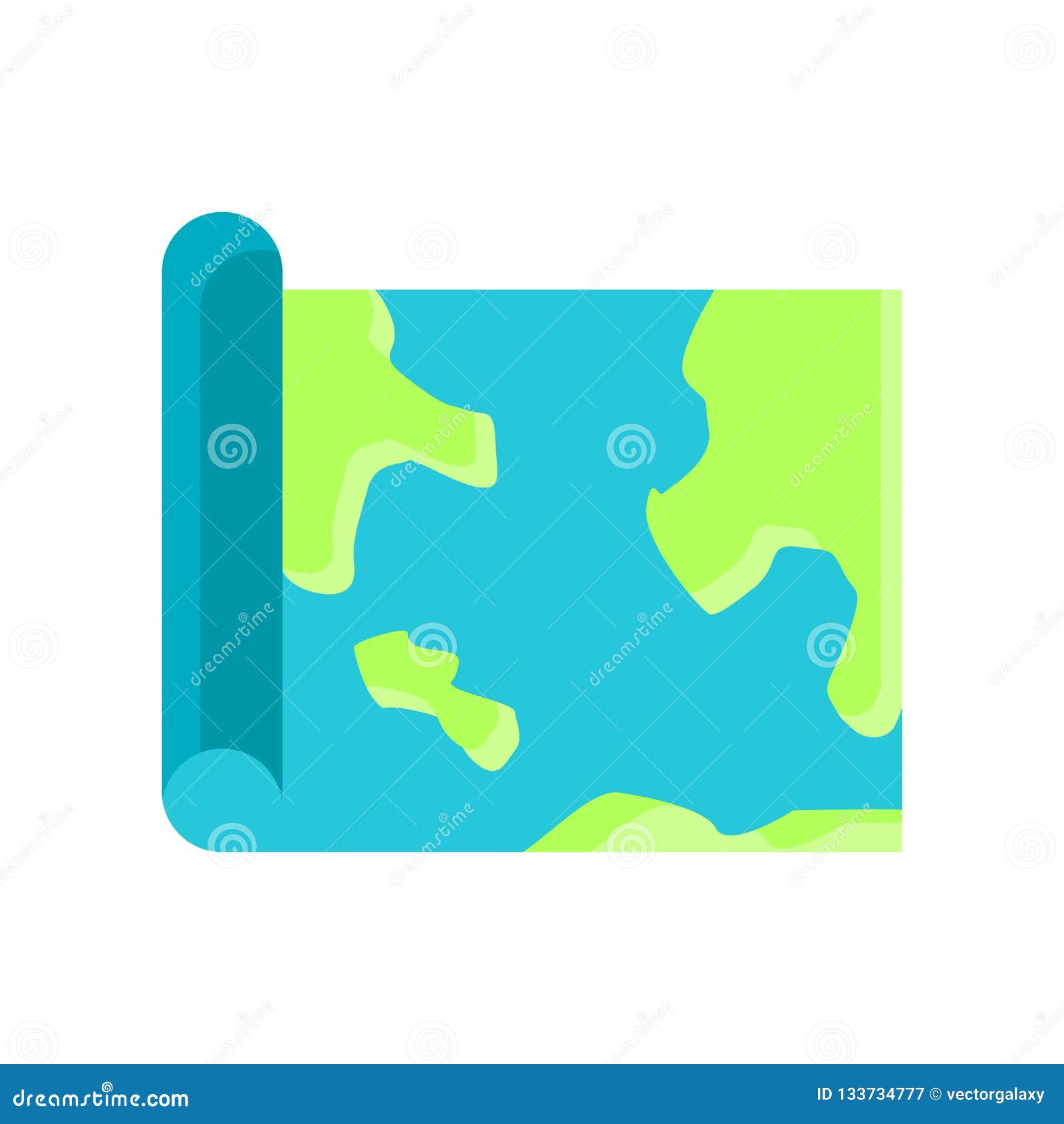 Map Icon Vector Sign and Symbol Isolated on White Background Stock ...