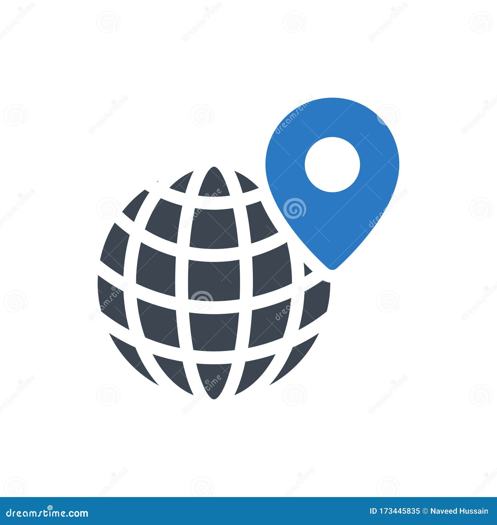 Map Vector Glyph Color Icon Stock Vector - Illustration of design, mark ...