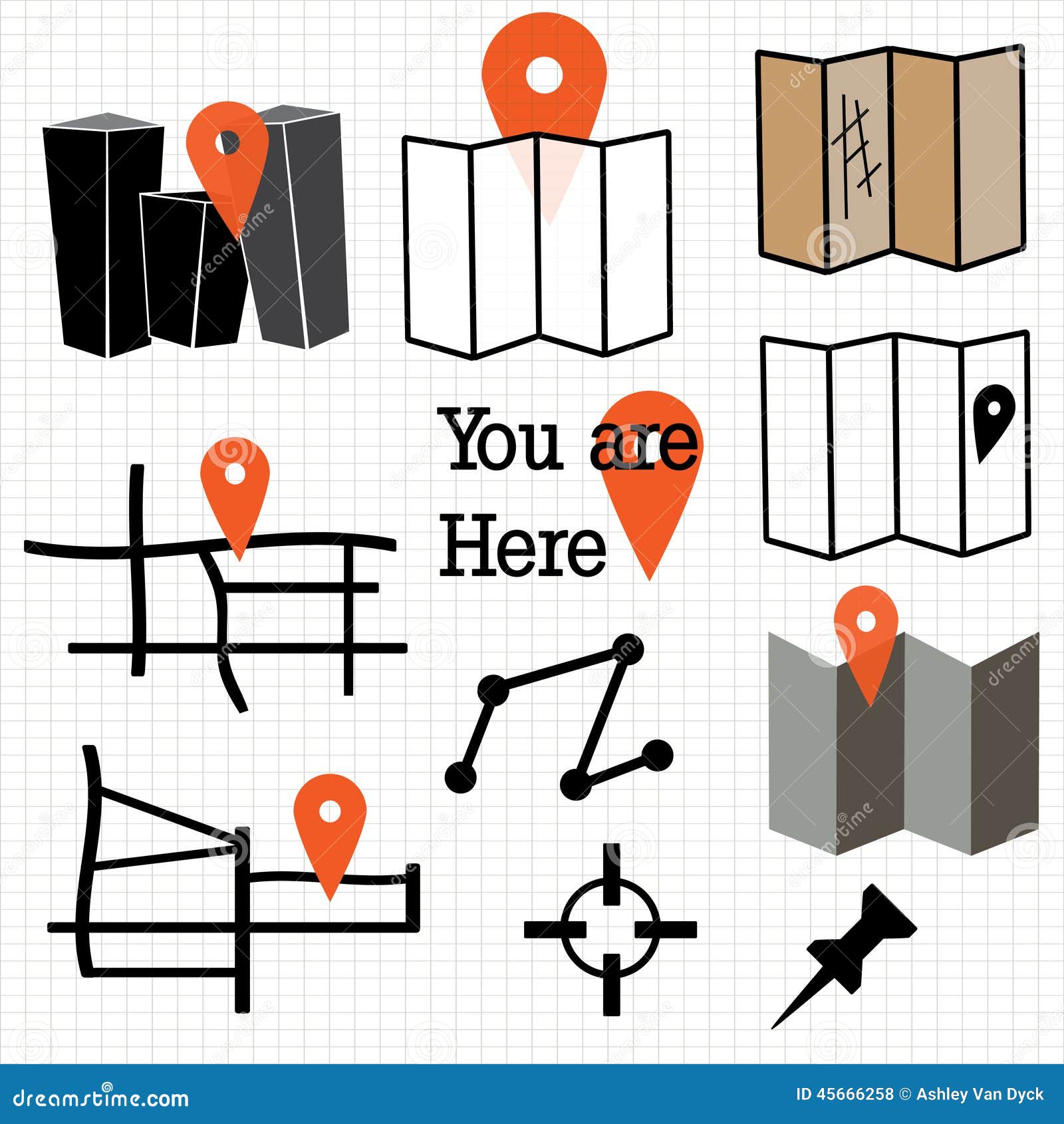 Map Wayfinding Stock Illustrations – 103 Map Wayfinding Stock ...