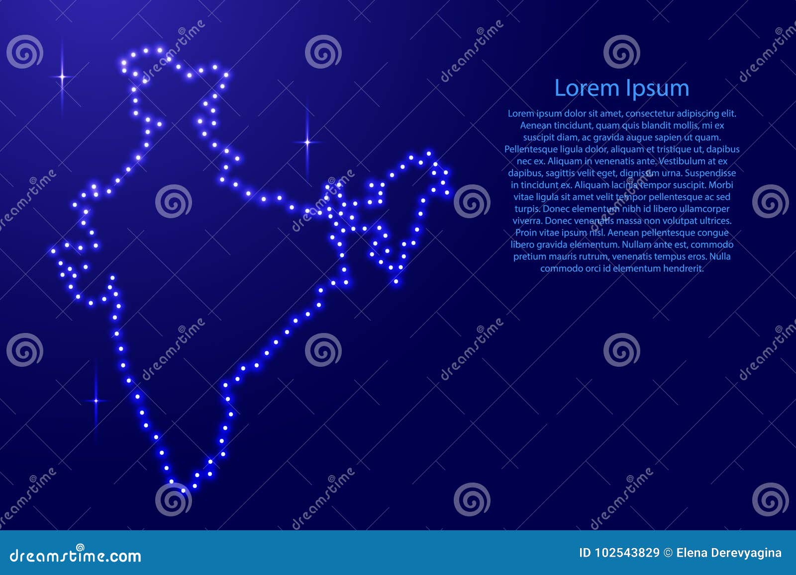 India Contour Map With States Cartoon Vector | CartoonDealer.com #88530151