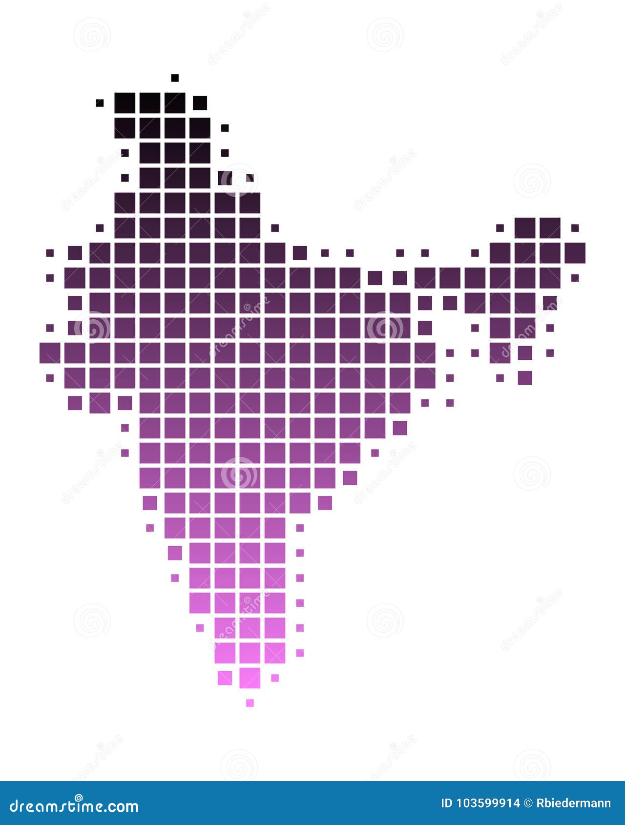 Map of India stock illustration. Illustration of gradient - 103599914