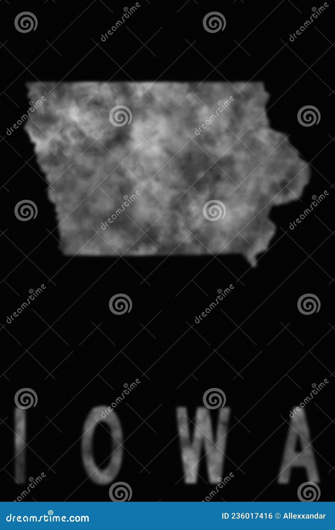 Map of Iowa Made of Smoke, Air Pollution Stock Photo - Image of liberty ...